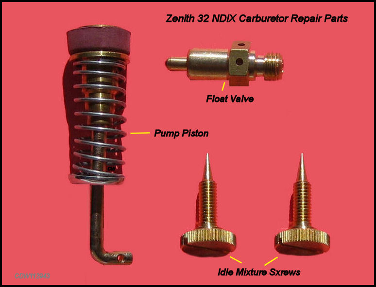 Rebuilding Zenith 32 NDIC Carbs